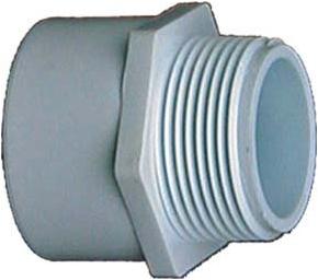 GENOVA Male Adapter, Reducing, Slip x Thread, White, 3/4-In. x 1/2-In ...