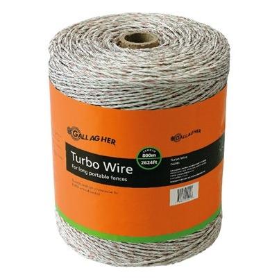 Electric Fence Turbo Wire, Ultra White, 1/16-In. x 2,624-Ft. | Fisk ...