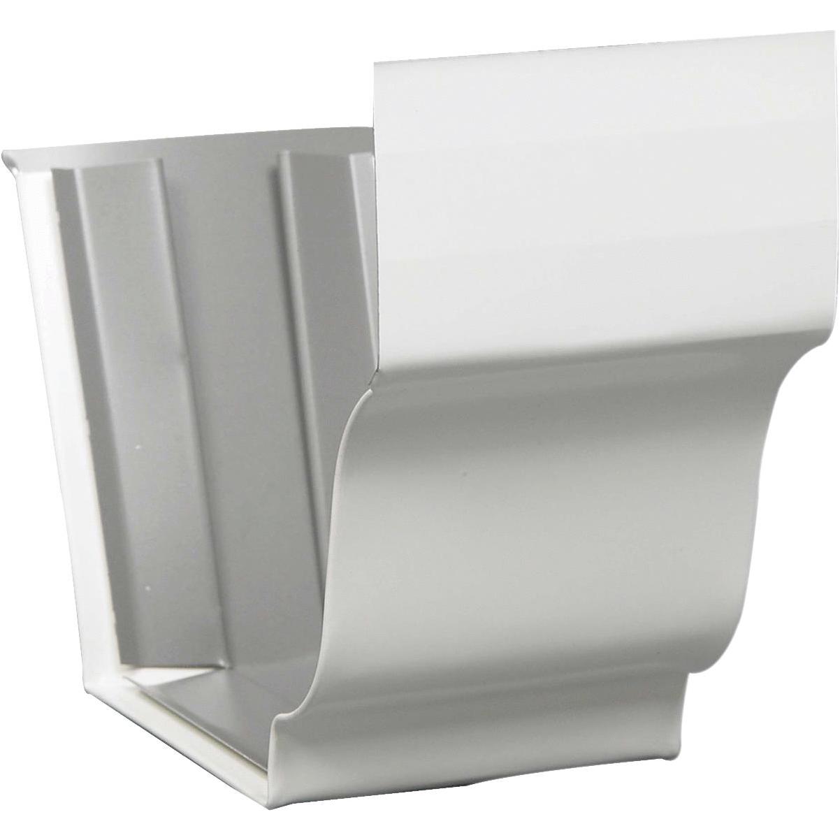 Amerimax 5 In. Galvanized White Slip-Joint Gutter Connector | Elitsac, Inc.