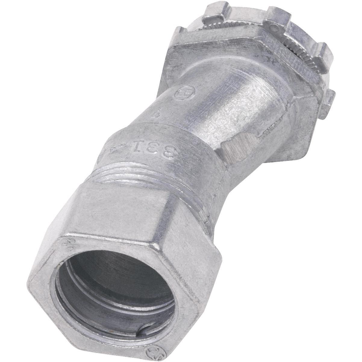 Halex 1/2 In. Compression 3/8 In. Offset EMT Conduit Connector ...