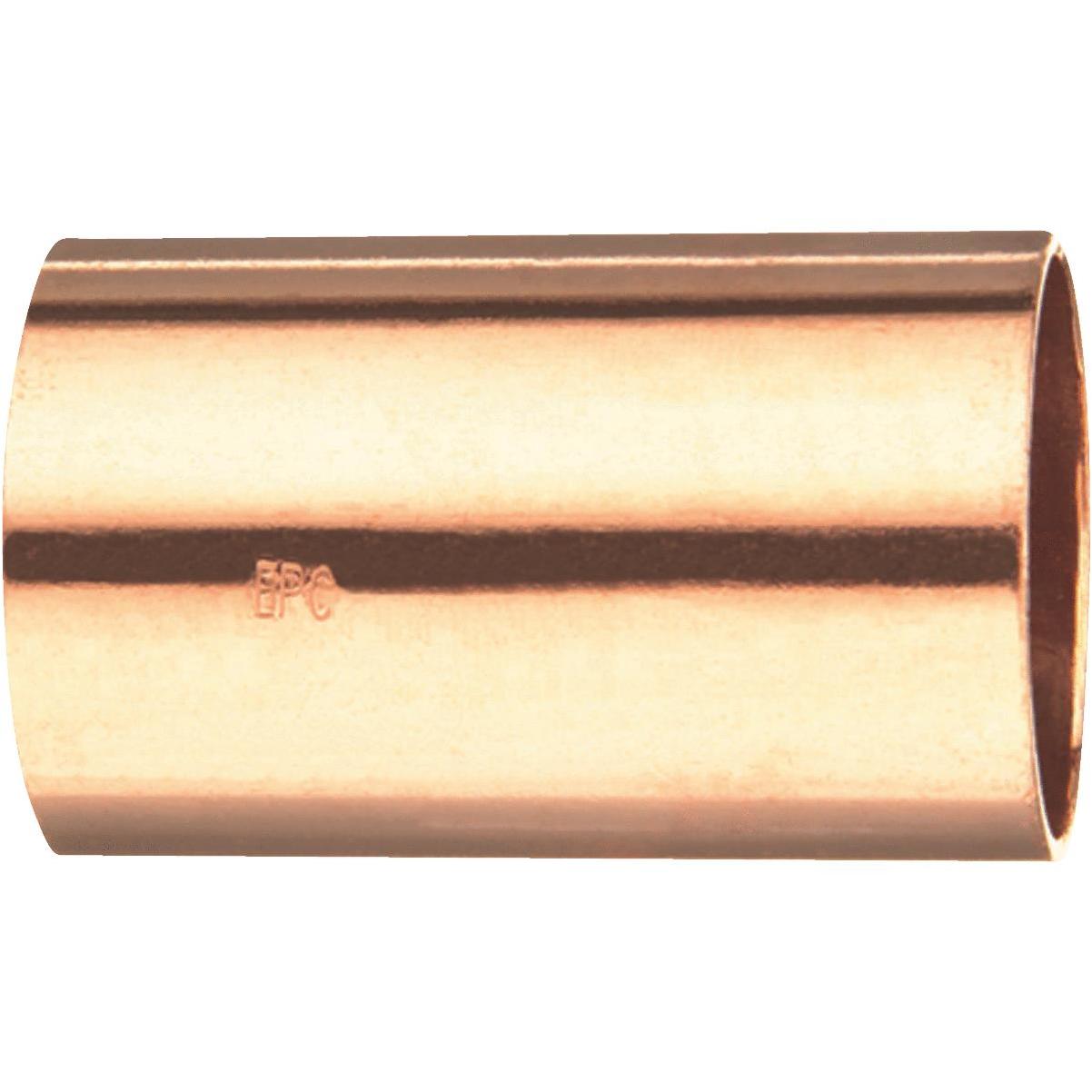 NIBCO 1/2 In. x 1/2 In. Copper Coupling without Stop | Elitsac, Inc.