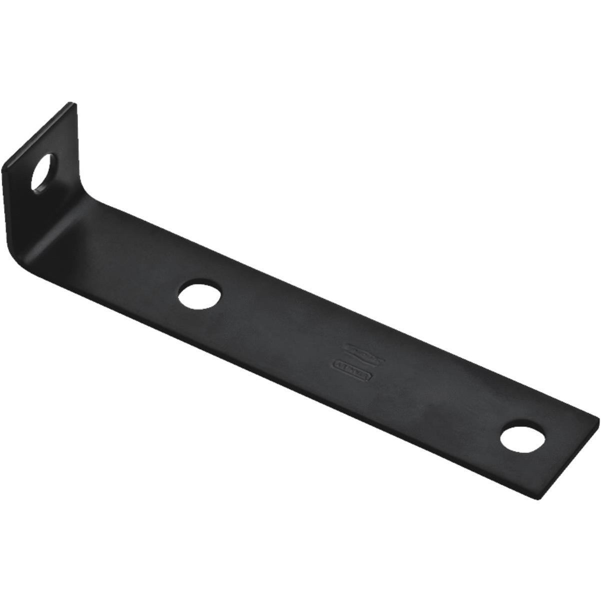 National 7.5 In. x 1.5 In. x 1/8 In. Black Heavy Duty Offset Leg Corner ...