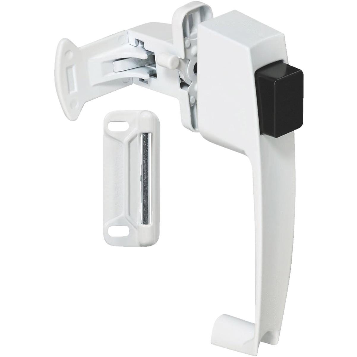 National White Push Button Latch | Elitsac, Inc.