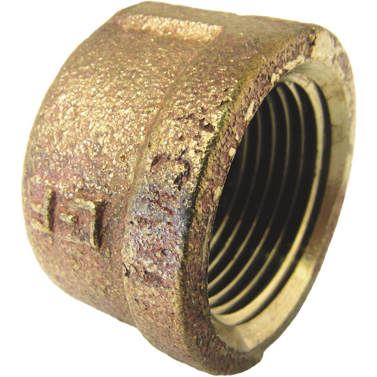Lasco 3/4 In. Red Brass Threaded Pipe Cap | Old Cuyama Do it Best