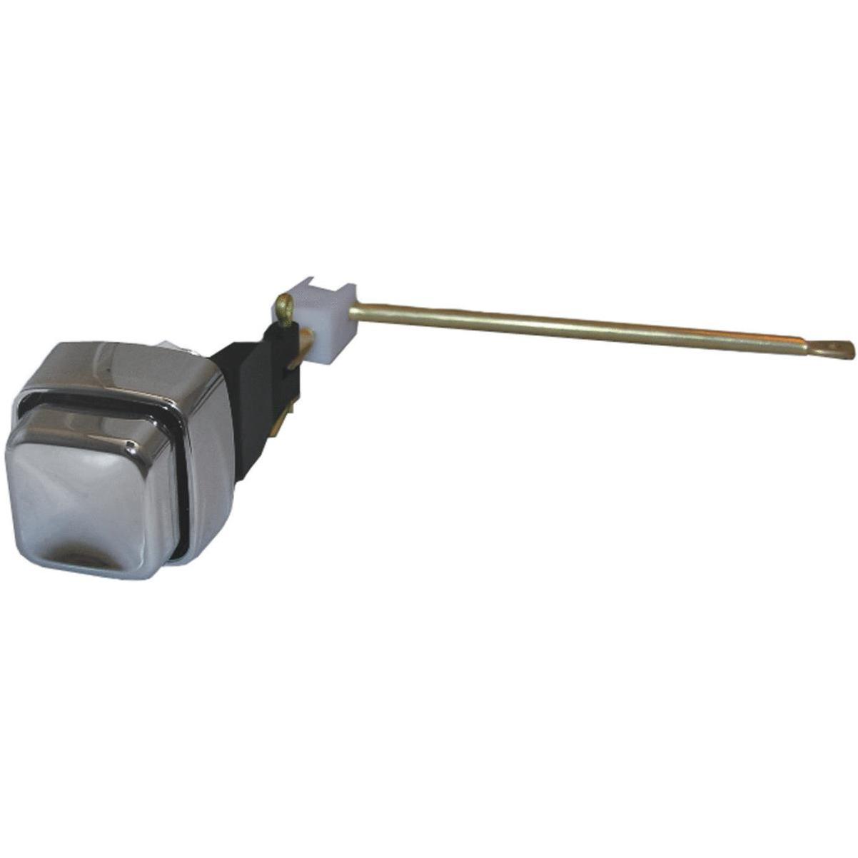 Lasco Side-Mount Push Button Chrome Plated Tank Lever with Metal Arm ...