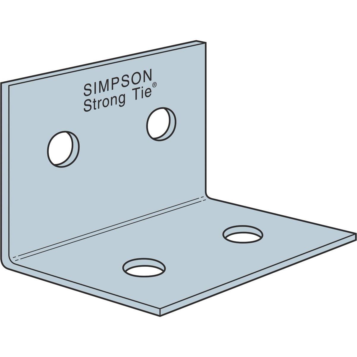 Simpson Strong Tie Simpson Strong-Tie 3 In. x 5 In. Heavy Angle | Old ...