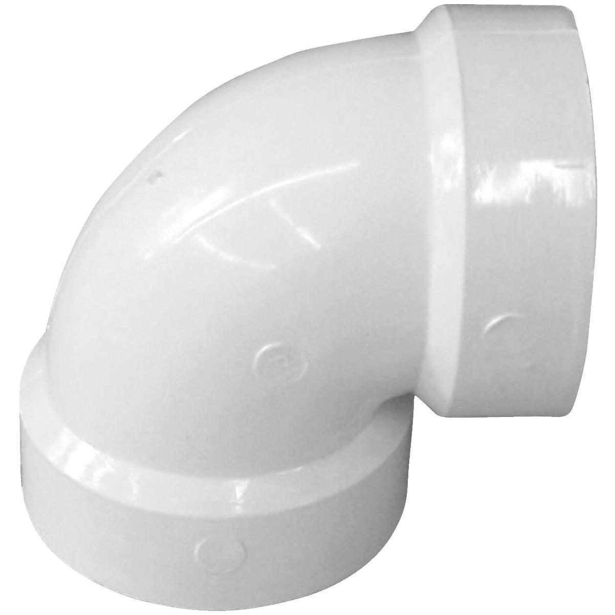 Charlotte Pipe 2 In. Schedule 40 90 Deg. DWV PVC Vent Elbow (1/4 Bend ...