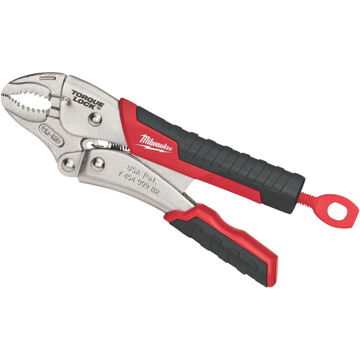 Milwaukee Torque Lock 7 In. Curved Jaw Overmold Grip Locking Pliers ...