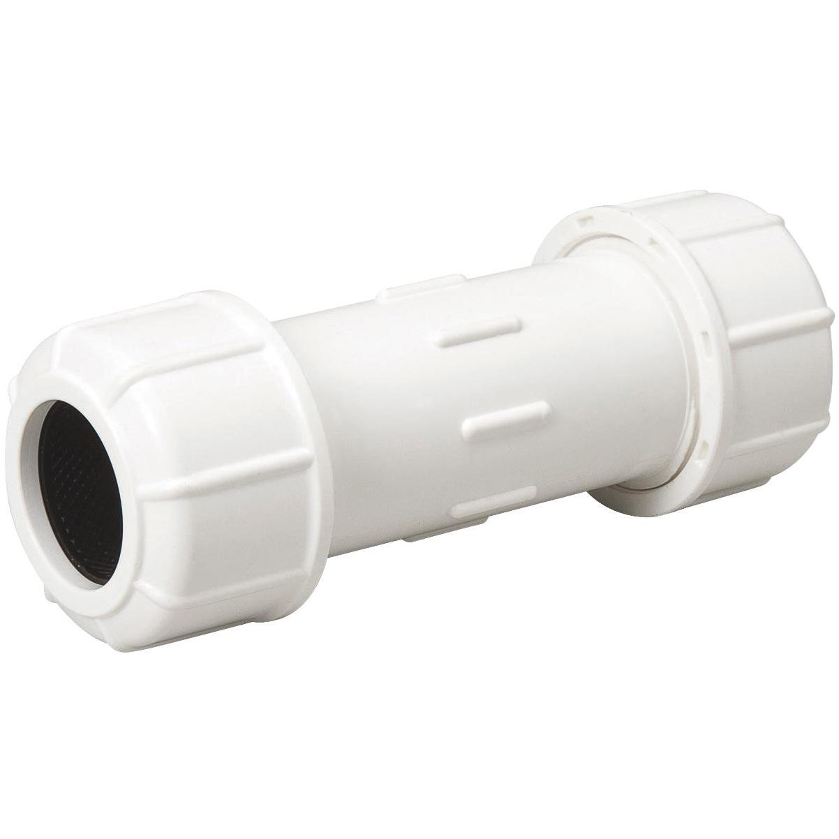 B & K 1 In. x 5-1/2 In. Compression PVC Coupling | Elitsac, Inc.