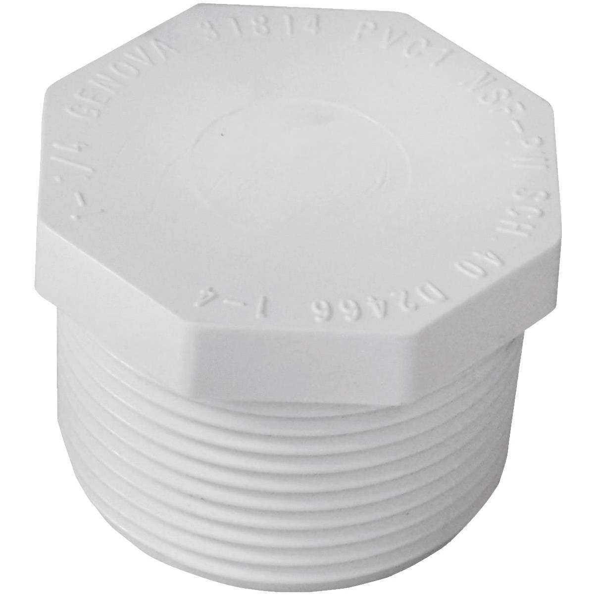 Charlotte Pipe Threaded Schedule 40 1-1/4 In. MIP PVC Plug | Elitsac, Inc.