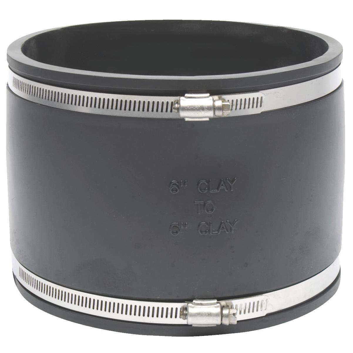 Fernco 6 In. Clay to Clay PVC Coupling | Sheraton Mall