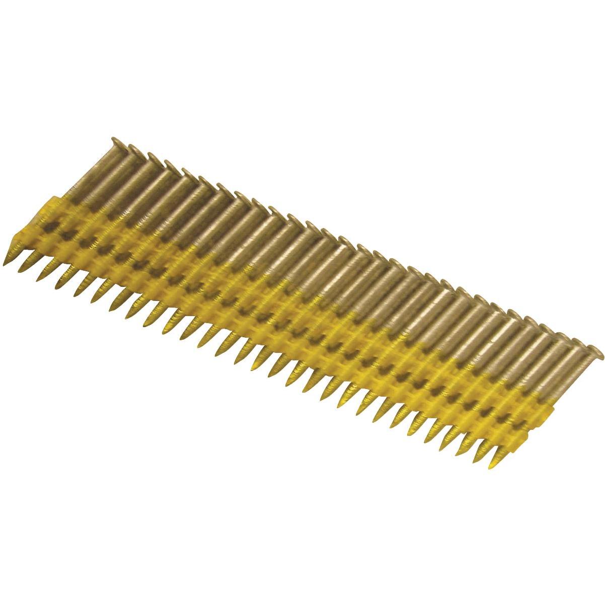 Grip Rite Pro-Fit 3 In. x 0.120 In. 21 Degree Plastic Strip Round Head ...