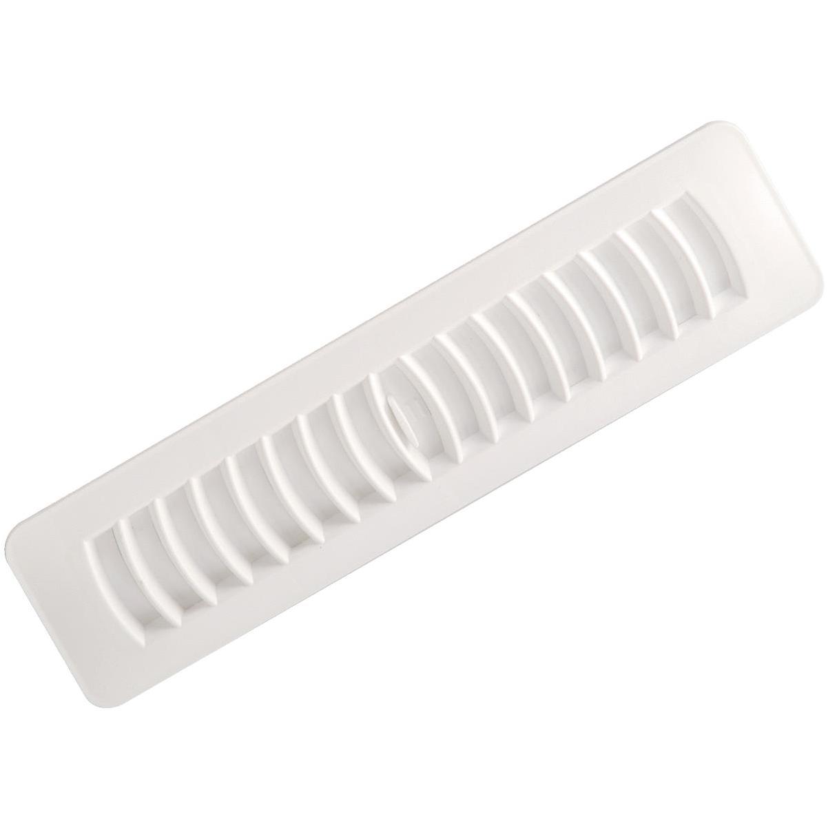 Imperial 2-1/4 In. x 12 In. White Plastic Louvered Floor Register ...