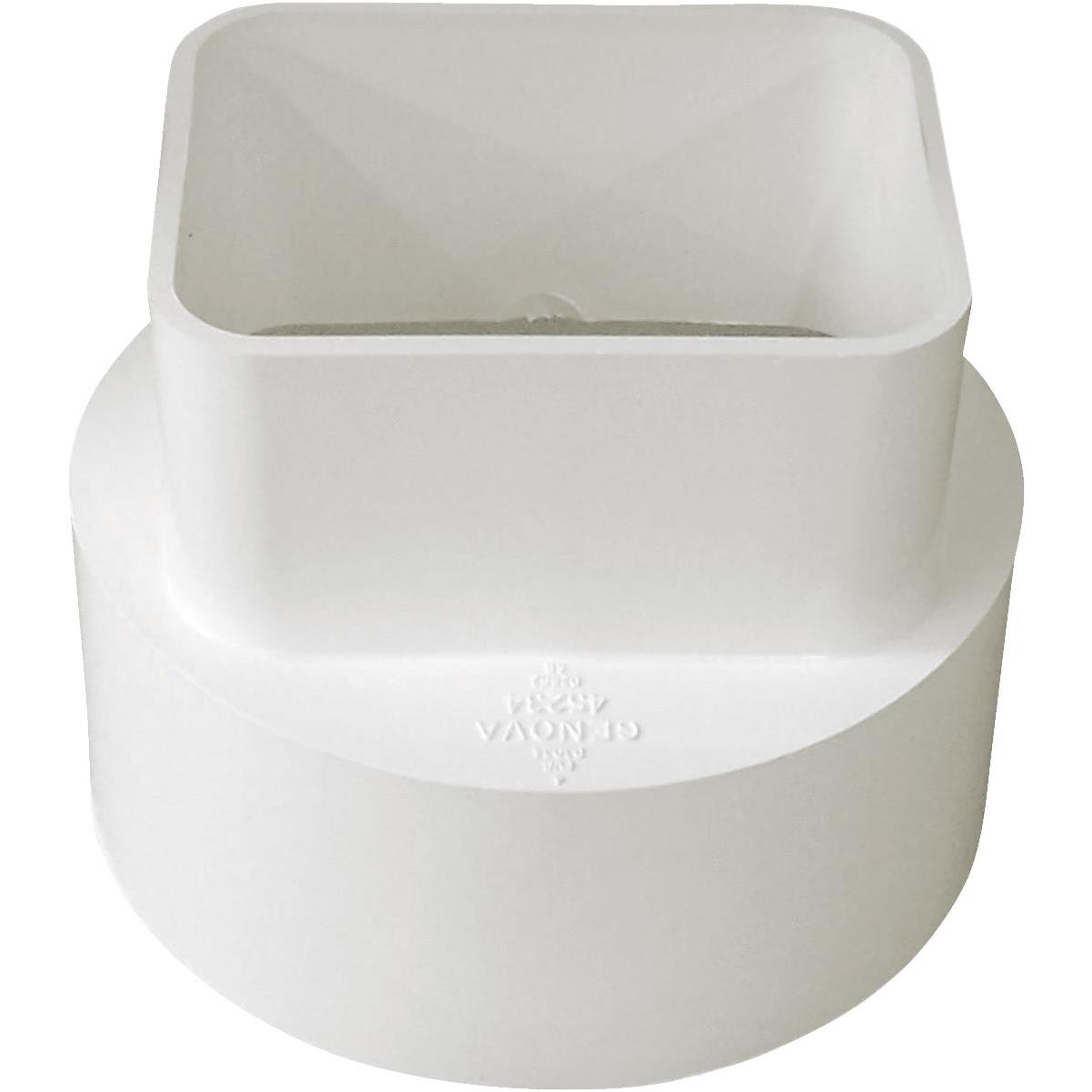 IPEX Canplas 2 In. x 3 In. x 4 In. PVC Downspout Adapter | DaCorta ...
