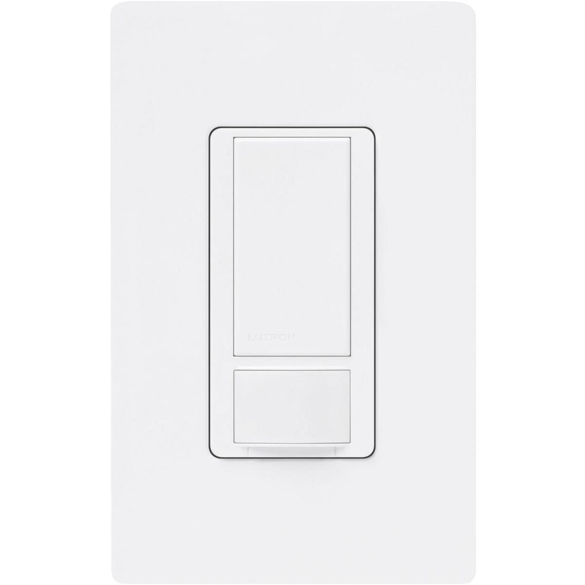Lutron Maestro White 900 Sq. Ft. 180 Deg. Detection Occupancy Sensor ...
