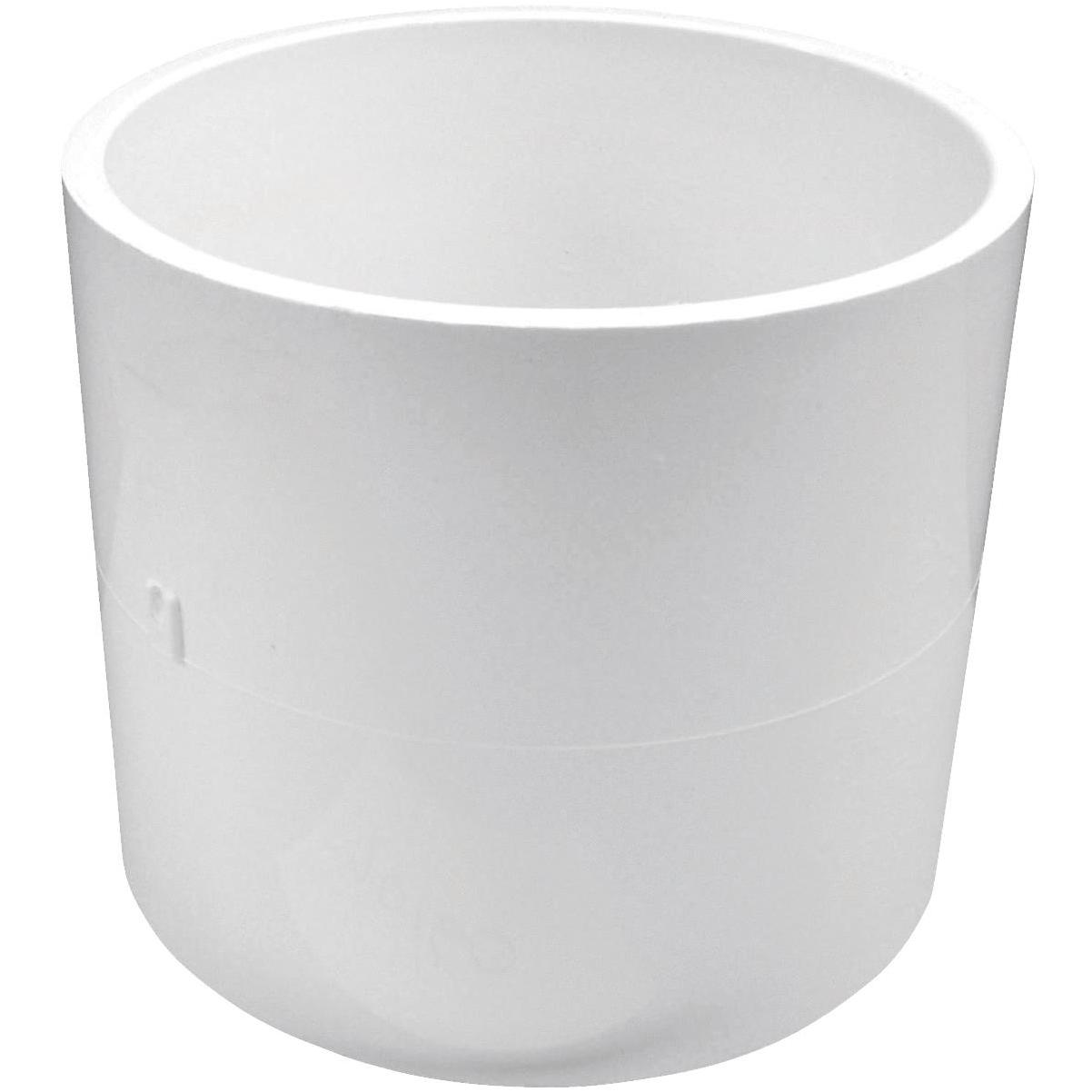 Charlotte Pipe 6 In. Hub Schedule 40 DWV PVC Coupling | Trinity Lumber