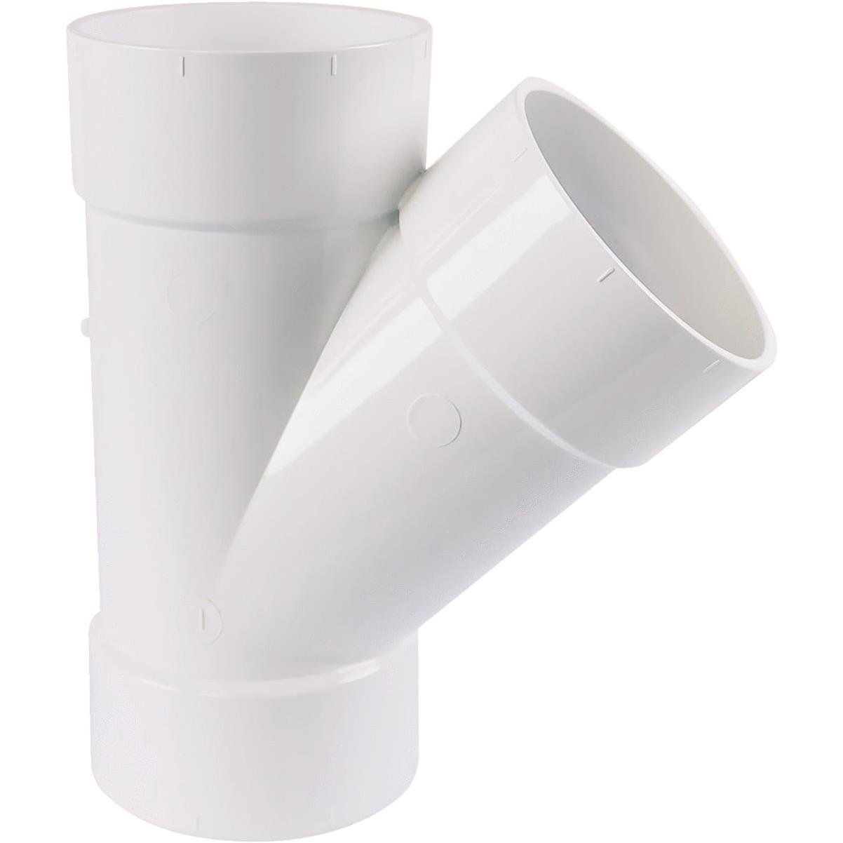 Charlotte Pipe 3 In. Schedule 30 DWV Hub PVC Wye | Elitsac, Inc.