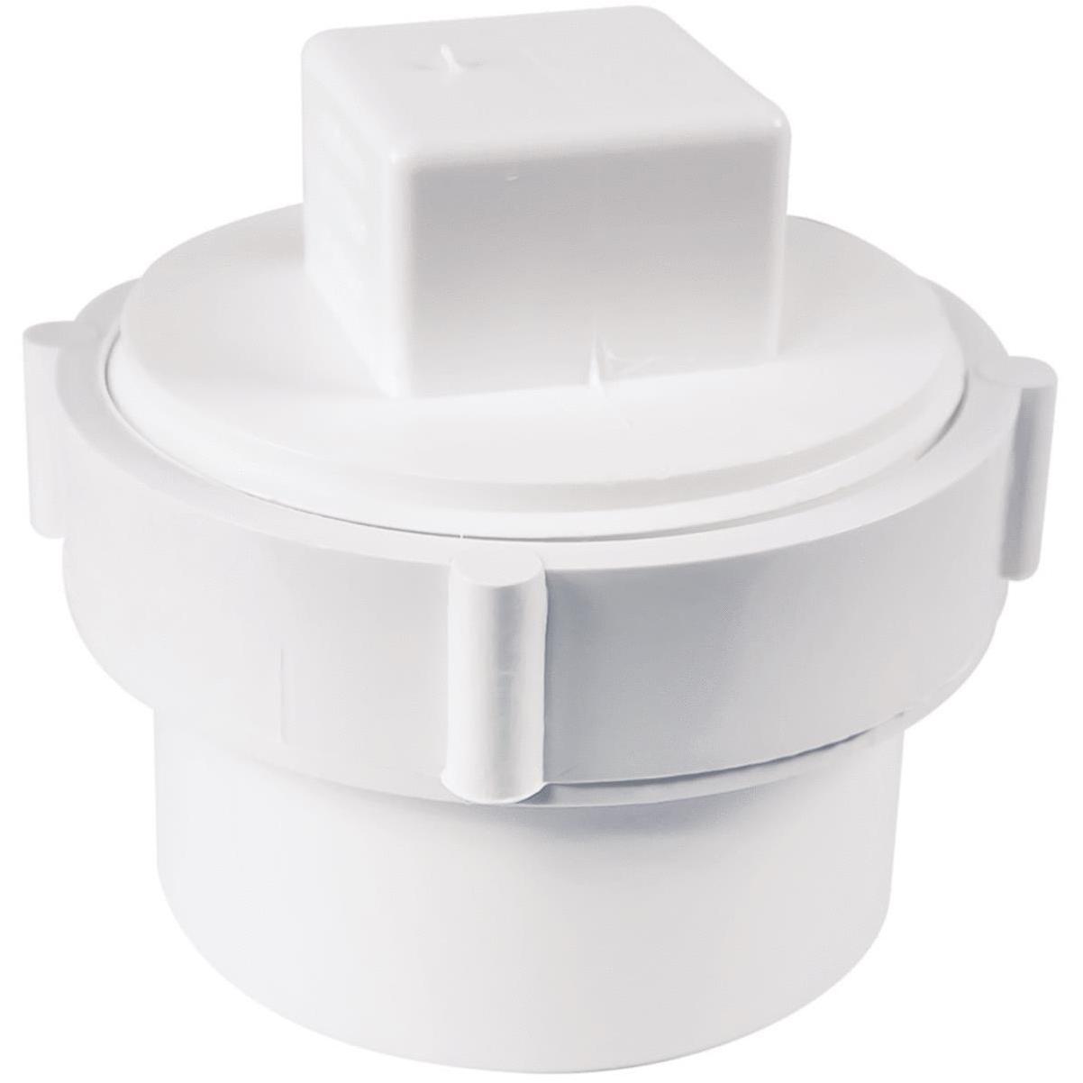 Charlotte Pipe 3 In. Schedule 30 DWV PVC Cleanout with Threaded Plug ...