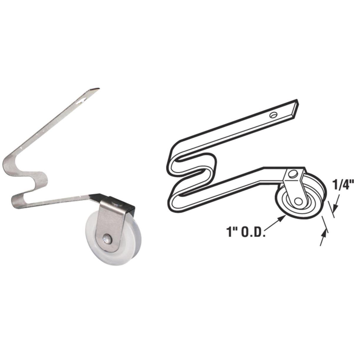 Prime Line 1 In. Steel Screen Door Tension Springs with Nylon Roller (2 ...