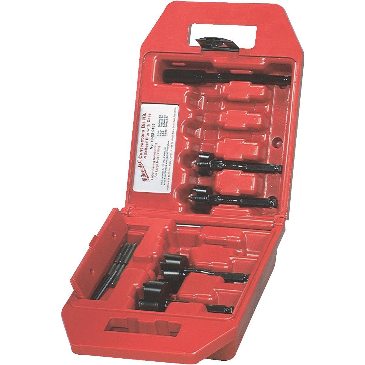 Milwaukee 4-Piece Contractor's Self-Feed Wood Bit Set | Morganfield ...