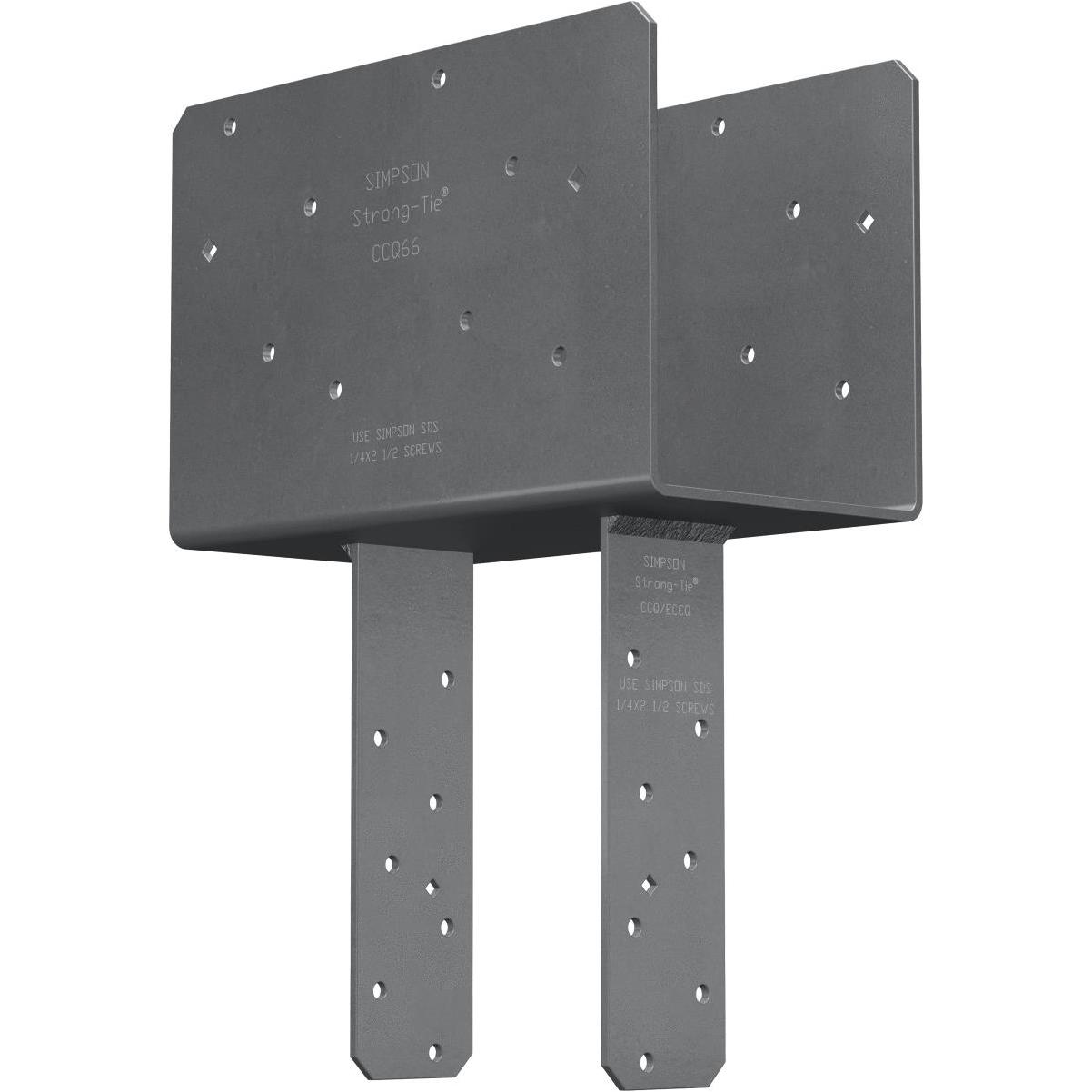 Simpson Strong Tie Simpson Strong-Tie 6 In. x 6 In. 7 ga Gray Paint End ...