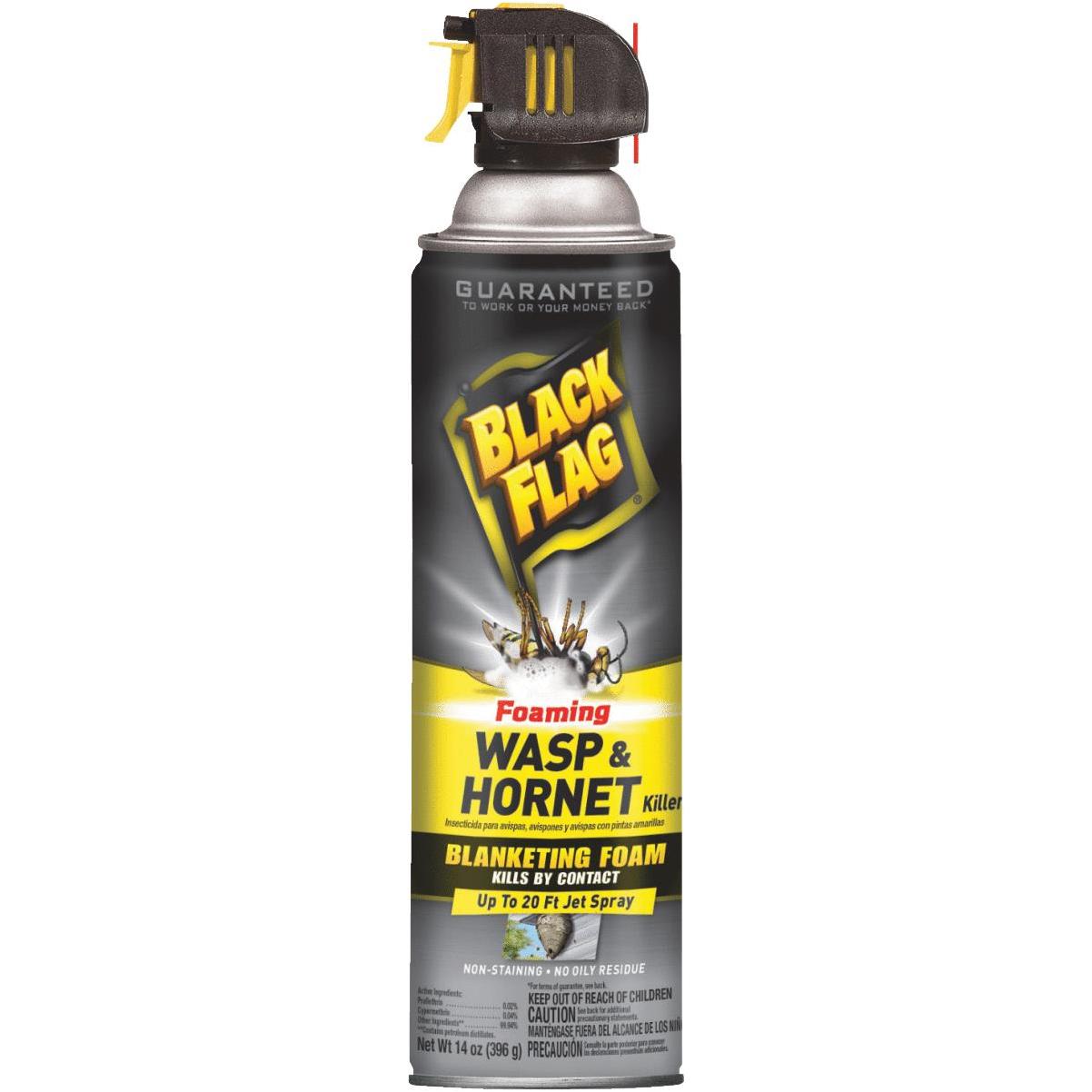 Black Flag 14 Oz. Foaming Aerosol Spray Wasp & Hornet Killer | Elitsac ...