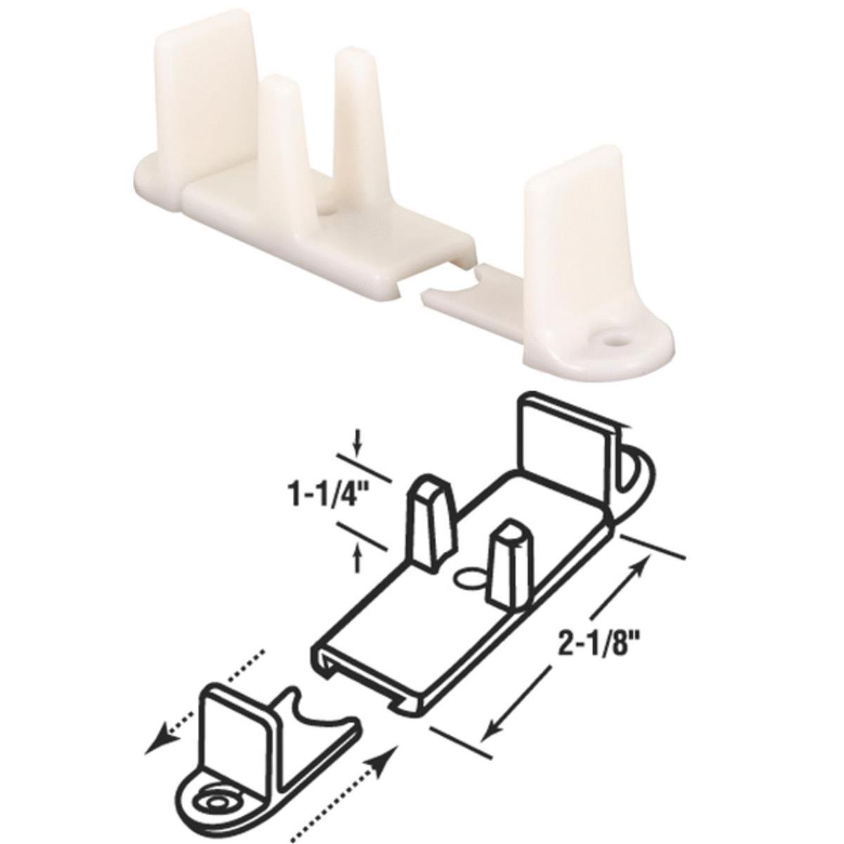 Prime Line Prime-Line 1-1/4 In. Adjustable Nylon Base Bypass Door ...