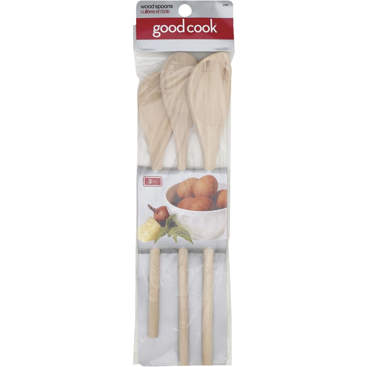Good Cook Goodcook Wood Spoon Set (3-Piece) | Elitsac, Inc.