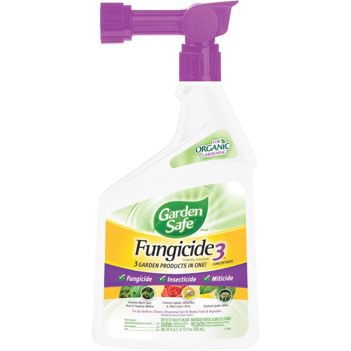 Garden Safe Fungicide 3 28 Oz. Ready To Spray Hose End Fungicide ...