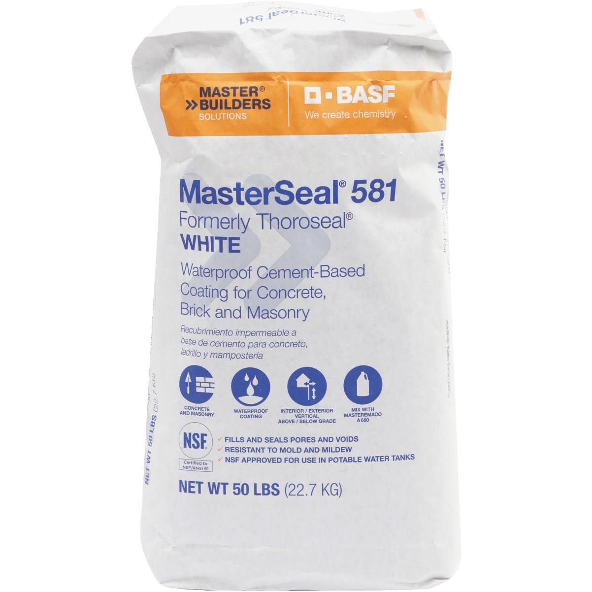 MasterSeal 581 50 Lb. White Masonry Waterproofer | Country Farm & Garden