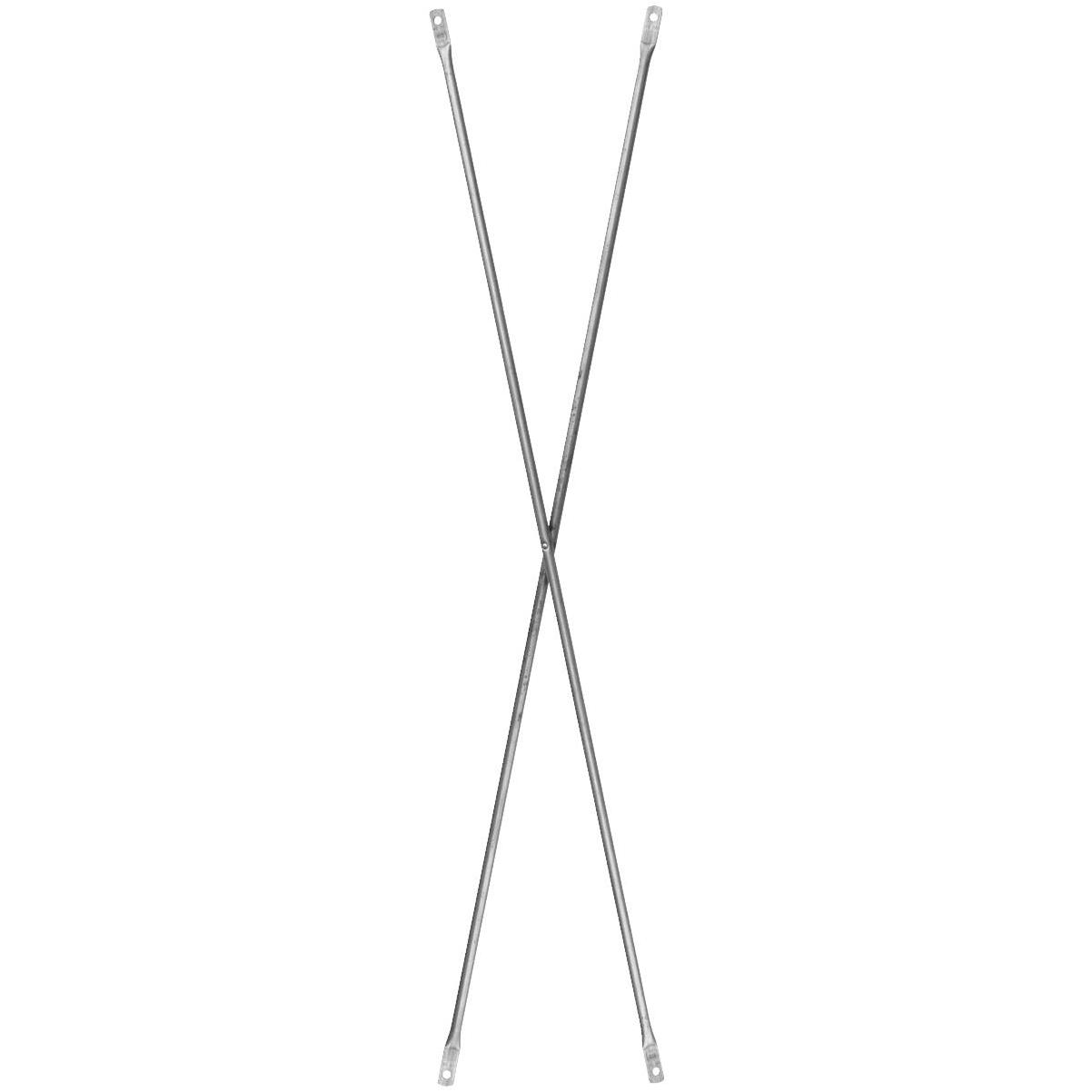 MetalTech 7 Ft. x 2 Ft. Galvanized Steel Scaffolding Cross Brace For ...