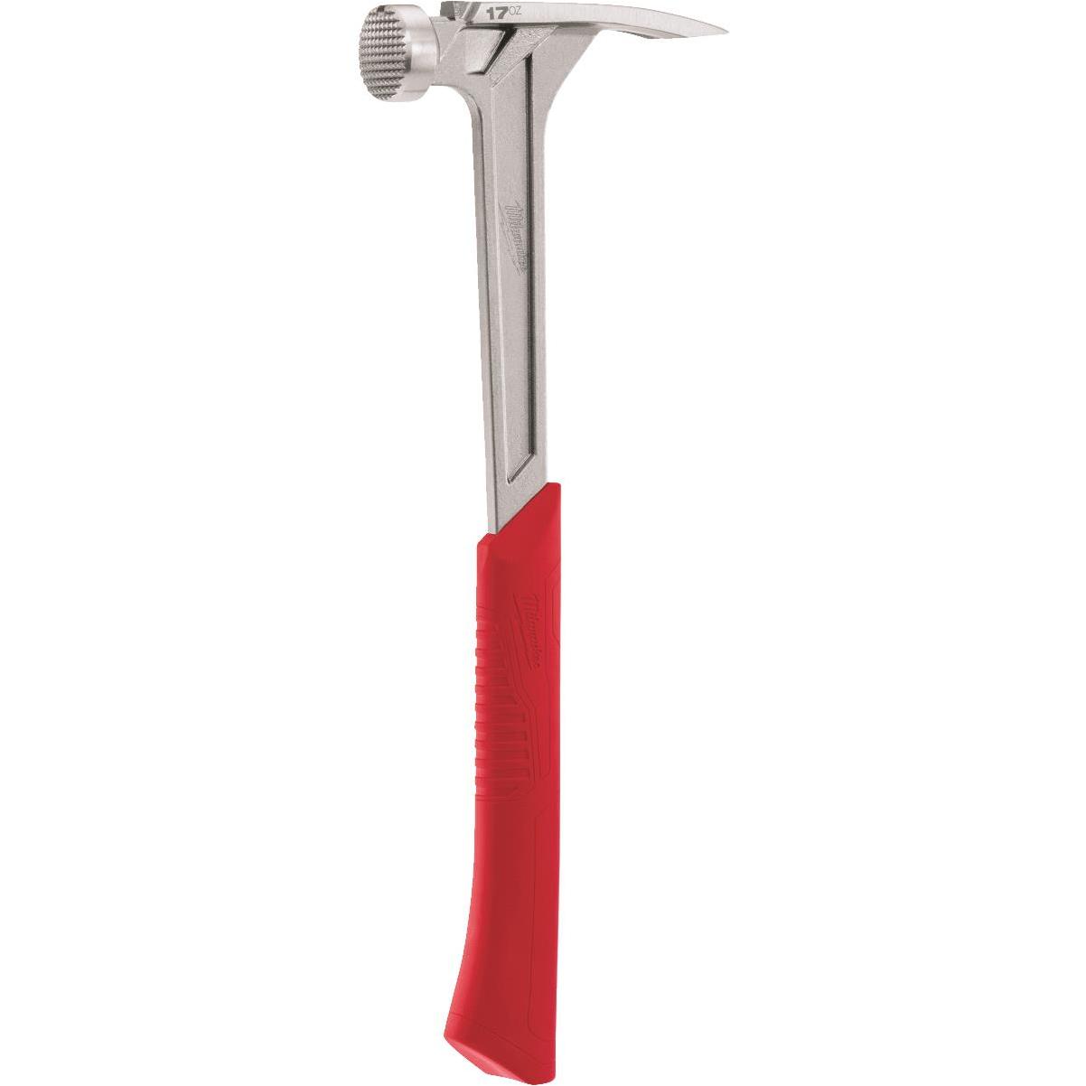 Milwaukee 17 Oz. Milled-Face Framing Hammer with Steel I-Beam Handle ...