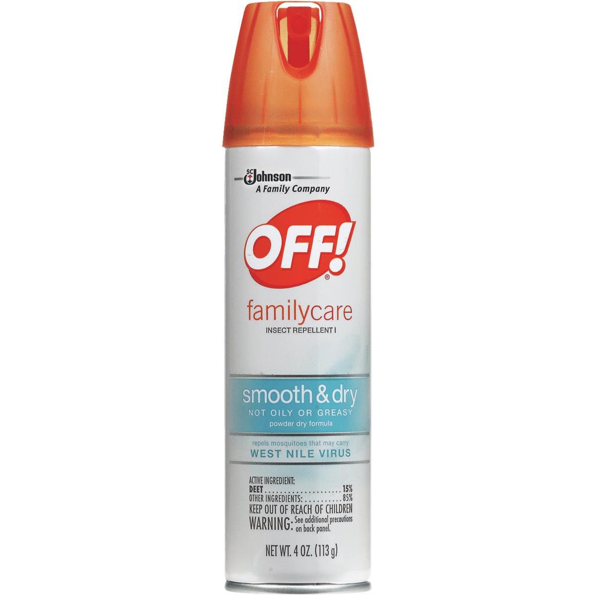 Off! Off Family Care 4 Oz. Dry Insect Repellent Aerosol Spray ...