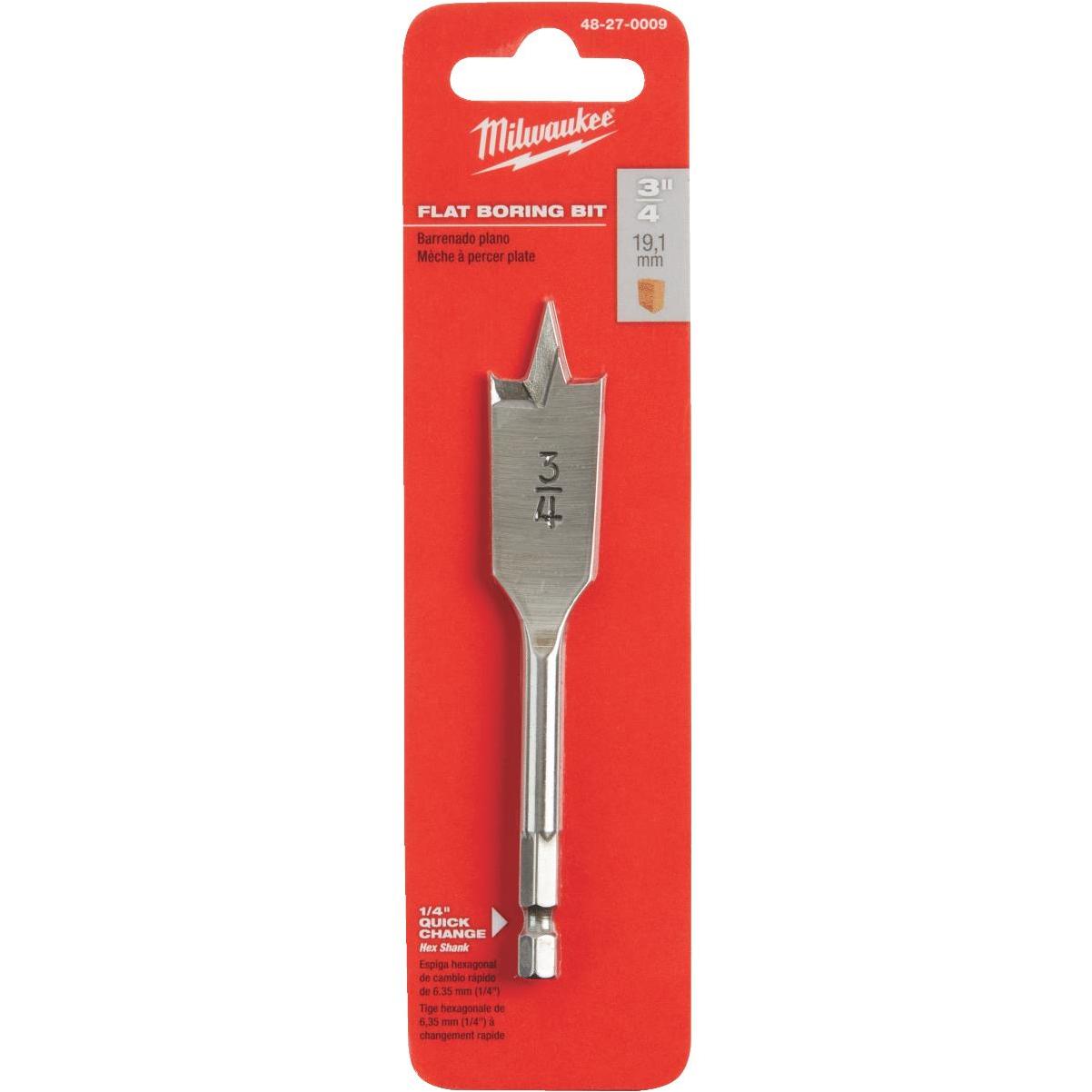 Milwaukee 3/4 In. x 4-1/2 In. Spade Bit | Elitsac, Inc.