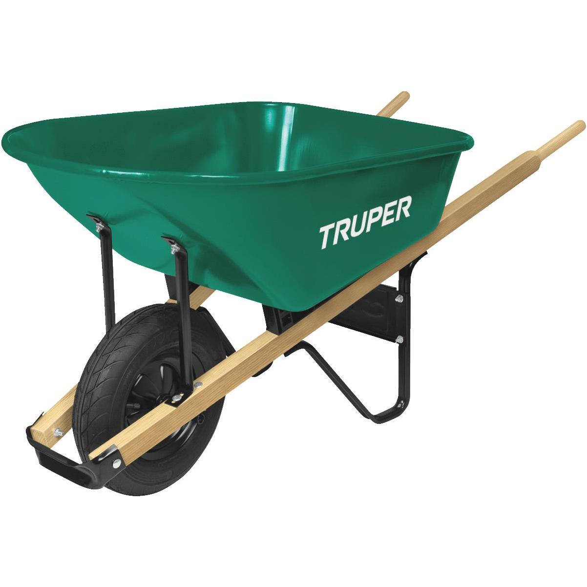 Truper 6 Cu. Ft. Steel Wheelbarrow | Elitsac, Inc.