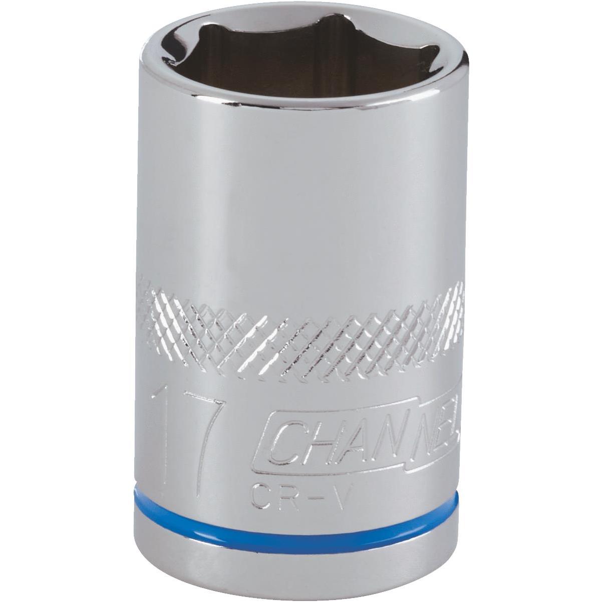 Channellock 1/2 In. Drive 17 mm 6-Point Shallow Metric Socket | Elitsac ...