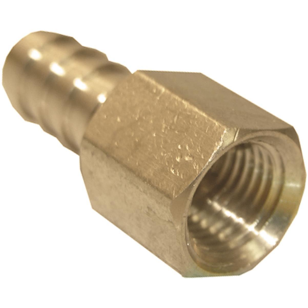 Lasco 1/4 In. FPT x 5/16 In. Brass Hose Barb Adapter | Elitsac, Inc.