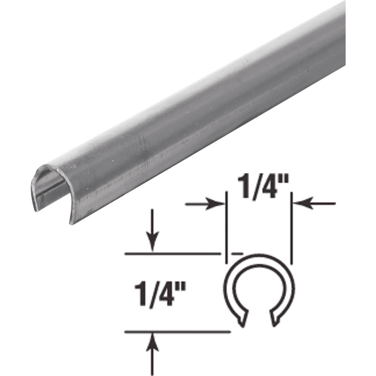 Slide-Co 1/4 In. x 6 Ft. Stainless Steel Patio Door Track Cap | Elitsac ...