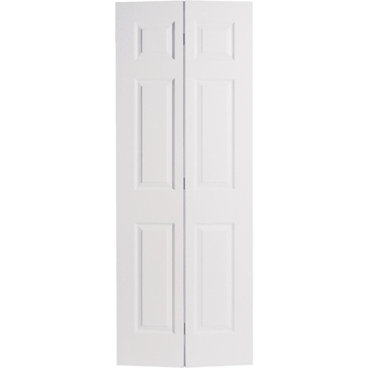 Masonite 48 In. W x 79 In. H Textured Hardboard Primed White 6-Panel 4 ...