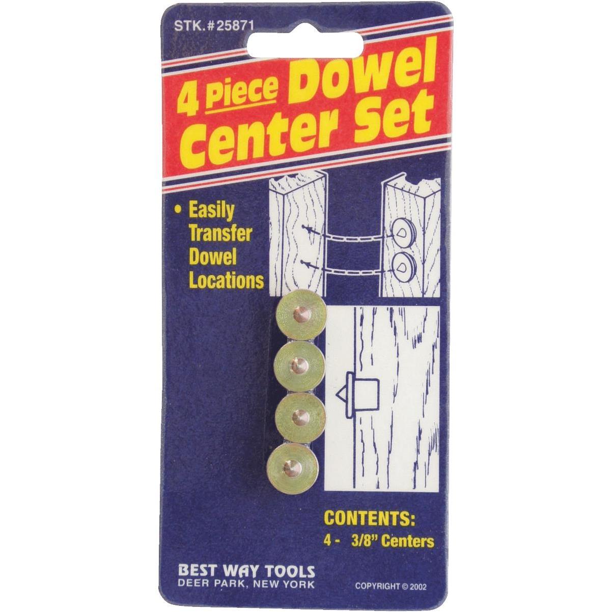 Best Way Tools 3/8 In. Dowel Center (4-Pack) | Sheraton Mall