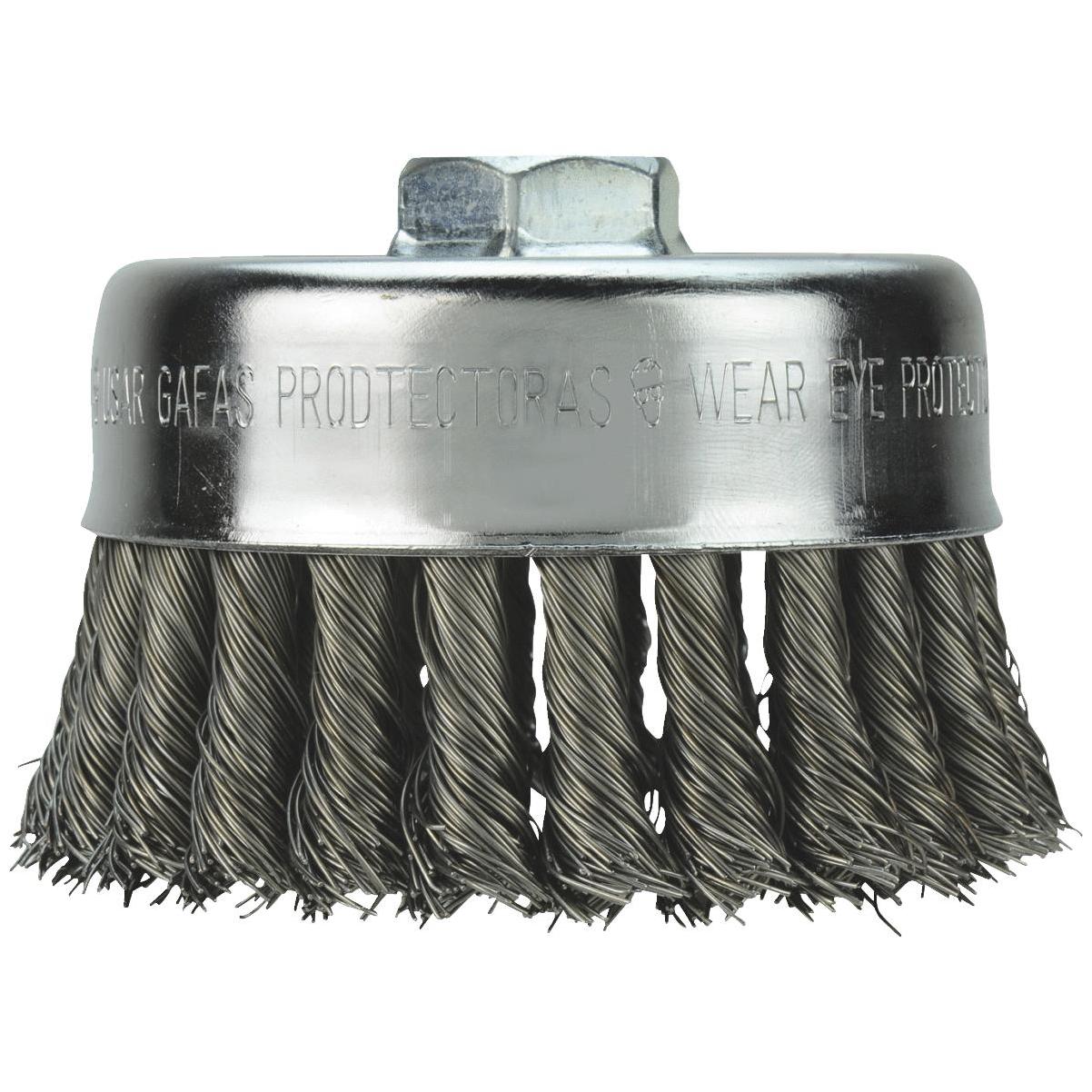 Milwaukee 4 In. Crimped .012 In. / .014 In. Angle Grinder Wire Brush ...
