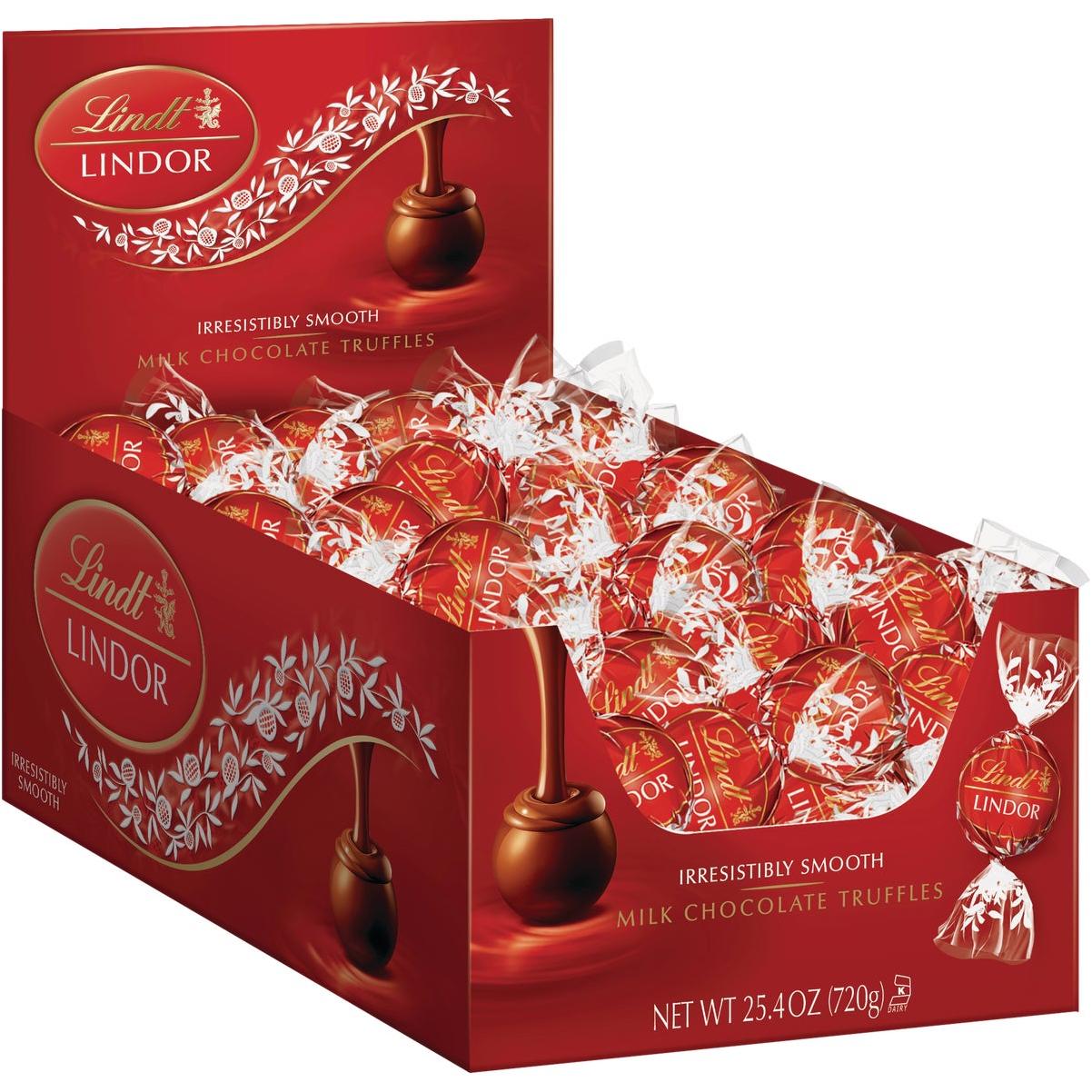 Lindor Lindt Lindor Milk Chocolate Truffle Changemaker Display (60 ...