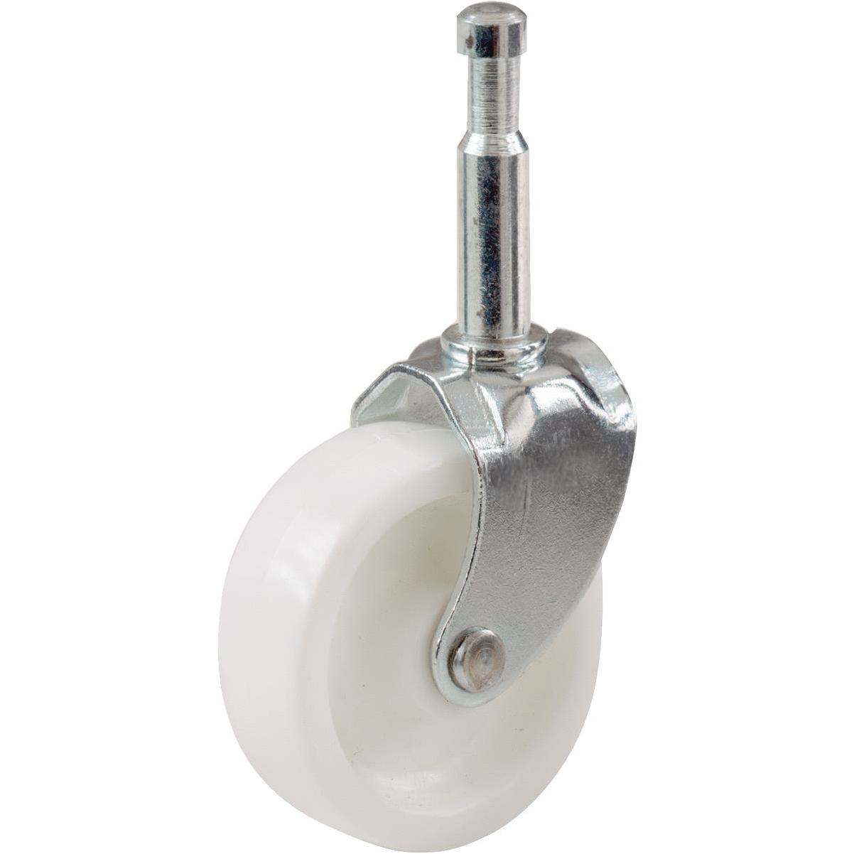 Do it 2 In. Light-Duty Plastic Swivel Stem White Caster (2-Pack ...