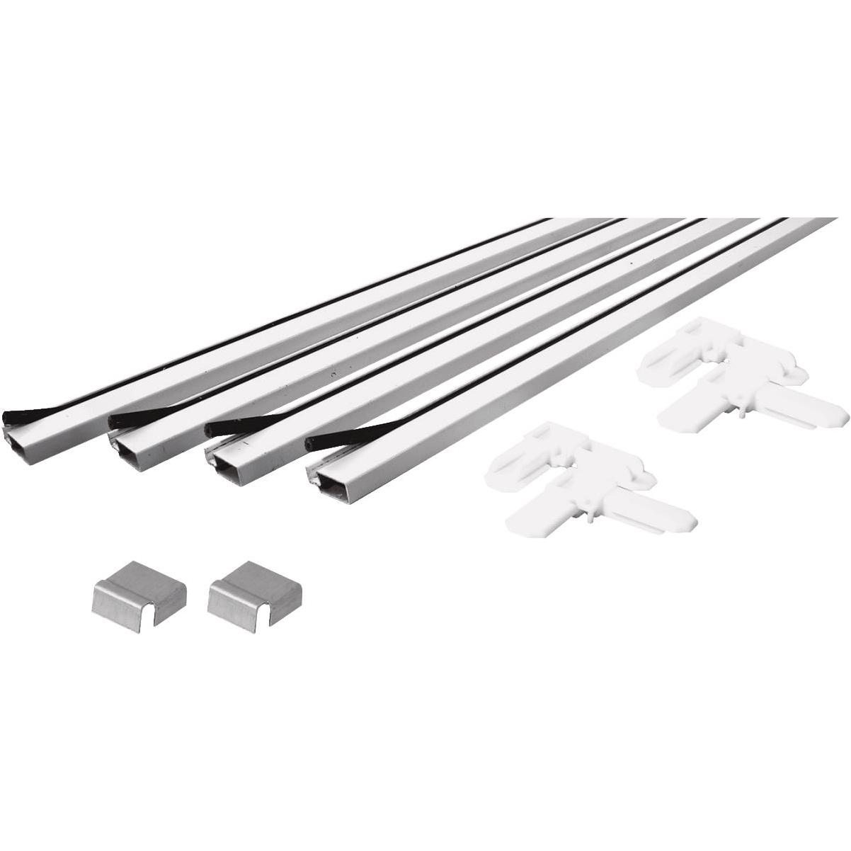 Prime Line Prime-Line 3/4 In. x 5/16 In. x 5 Ft. White Screen Frame Kit ...