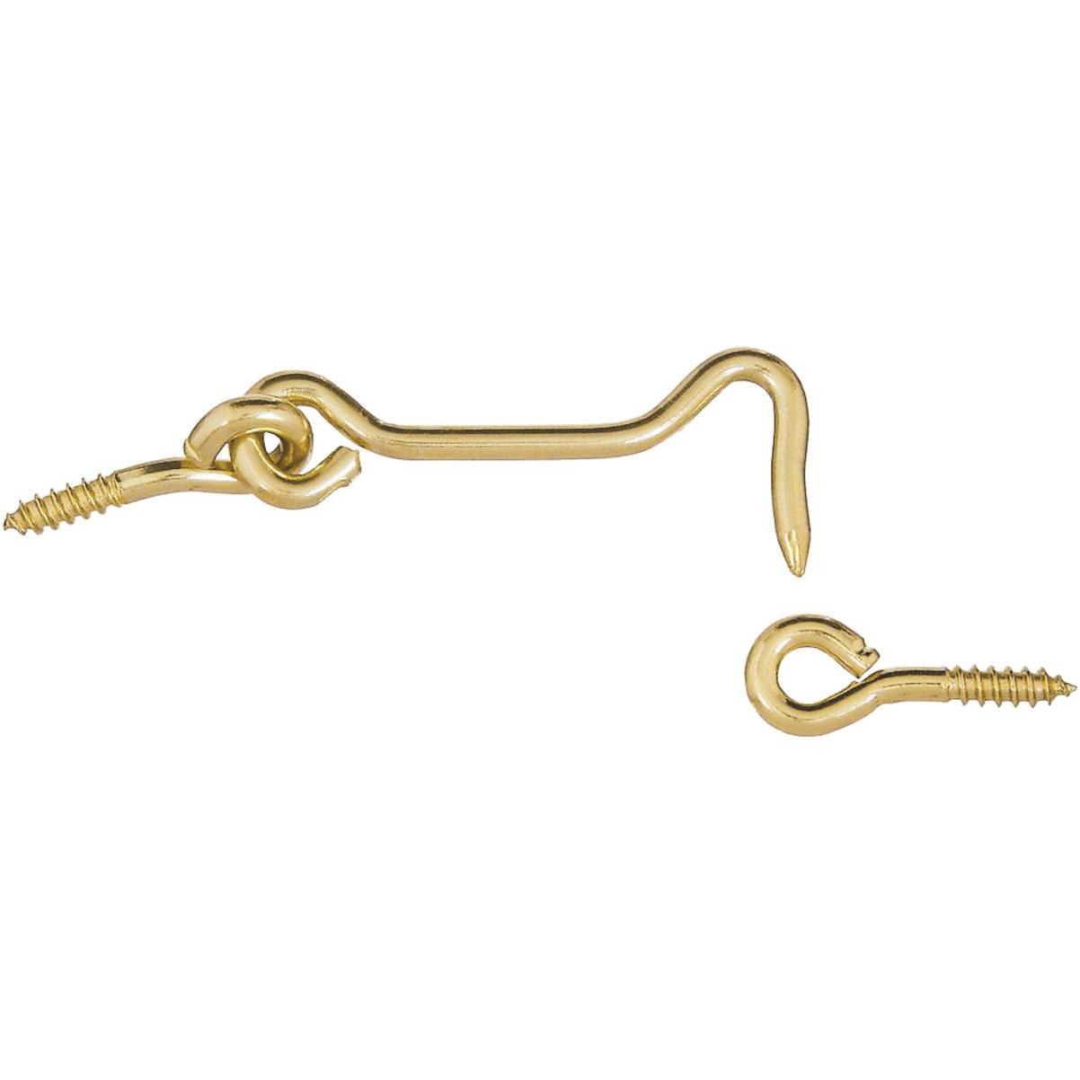 National Solid Brass 2-1/2 In. Hook & Eye Bolt | Old Cuyama Do it Best