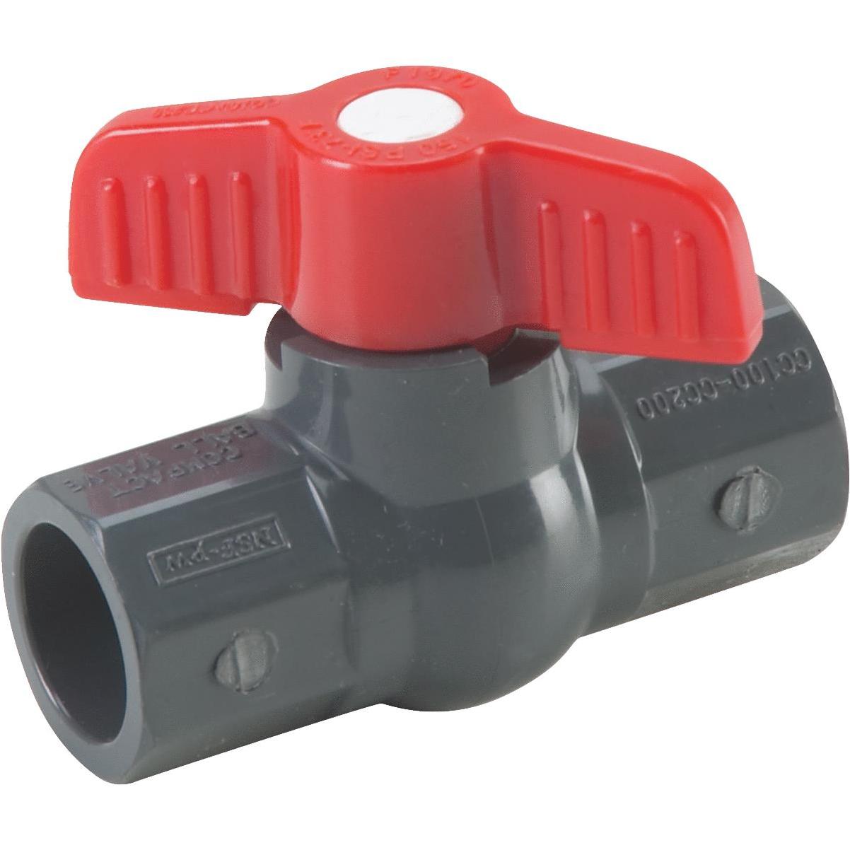ProLine 1/2 In. S X 1/2 In. S PVC Quarter Turn Ball Valve | Elitsac, Inc.