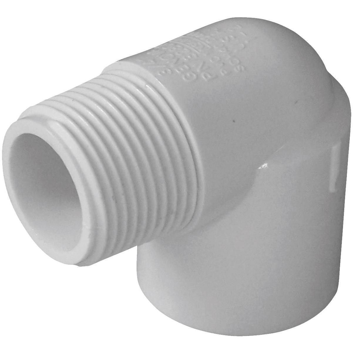 Charlotte Pipe 3/4 In. Slip x Male Schedule 40 90 Deg. Street PVC Elbow ...