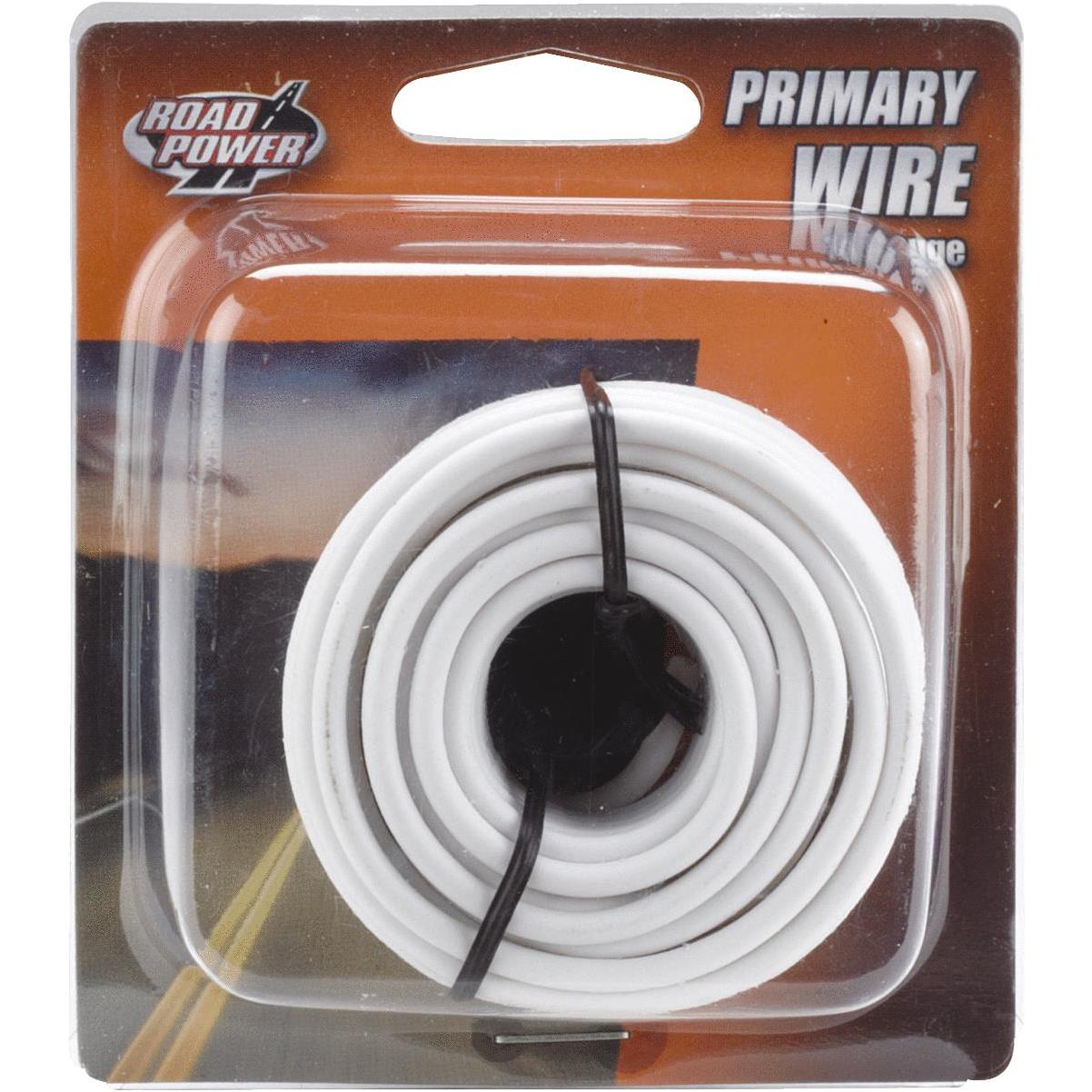 ROAD POWER 17 Ft. 14 Ga. PVC-Coated Primary Wire, White | Do It Center ...