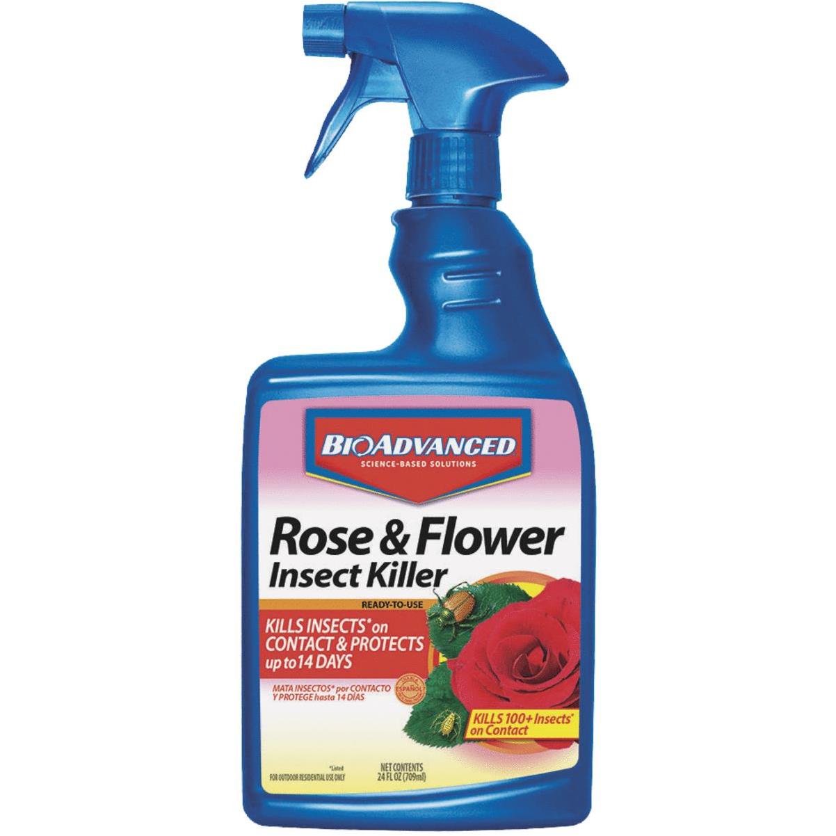 BioAdvanced 24 Oz. Ready To Use Trigger Spray Flower & Rose Insect ...