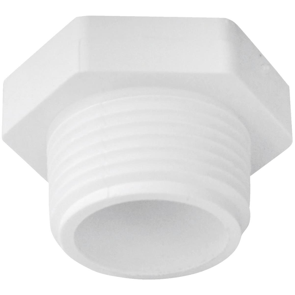 Charlotte Pipe Threaded Schedule 40 1 In. MIP PVC Plug | Elitsac, Inc.